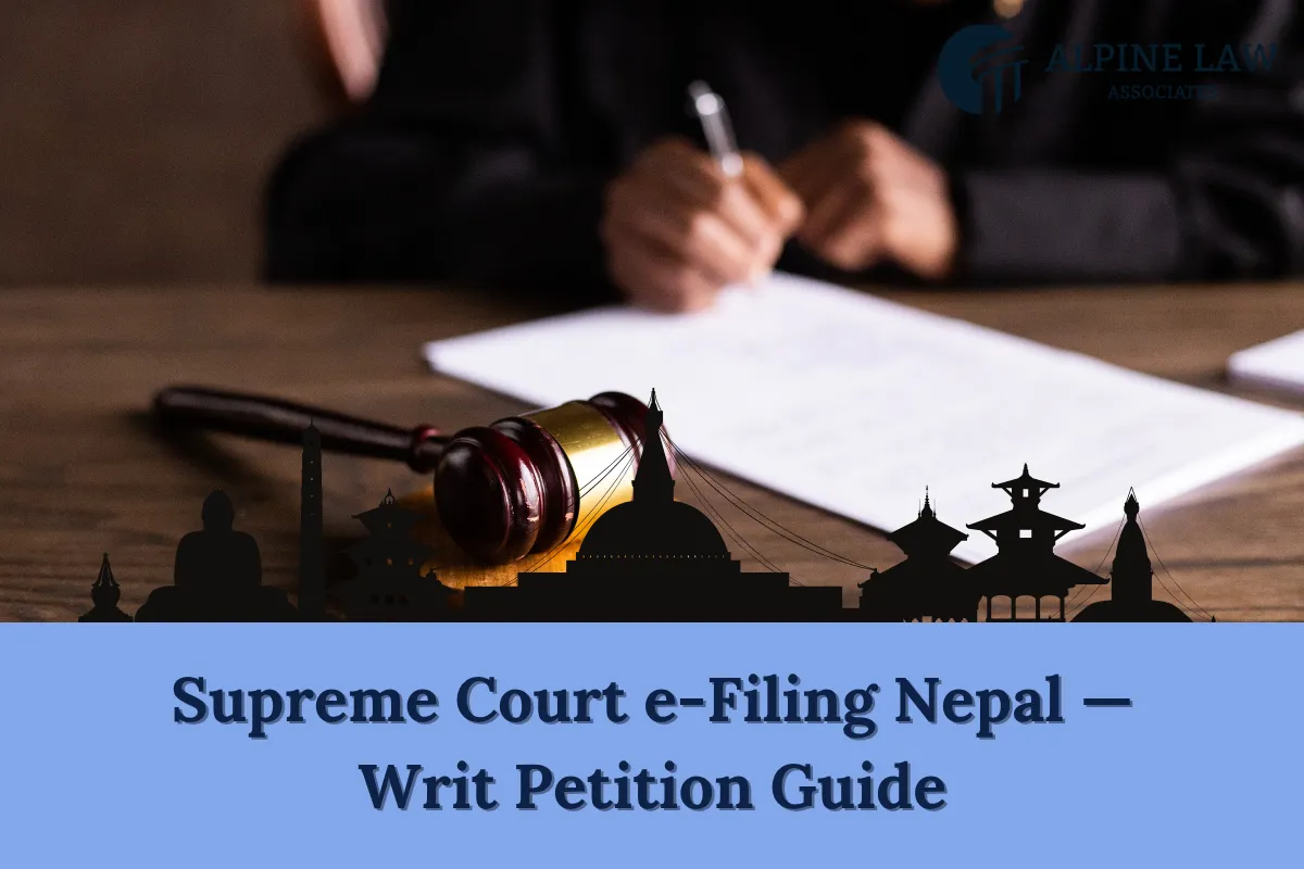 Supreme Court e-Filing Nepal 2026 — Writ Petition Guide